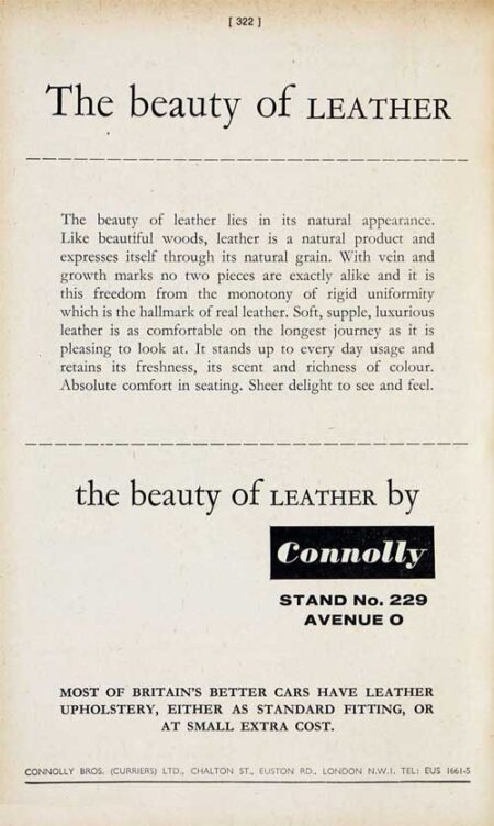 Leather: Connolly Vaumol™ - John Skinner (Manufacturing) Ltd